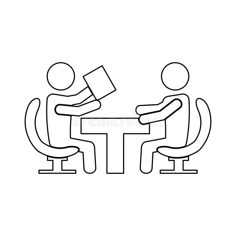 Business People Team Work Related Icon Image Stock Illustration ...