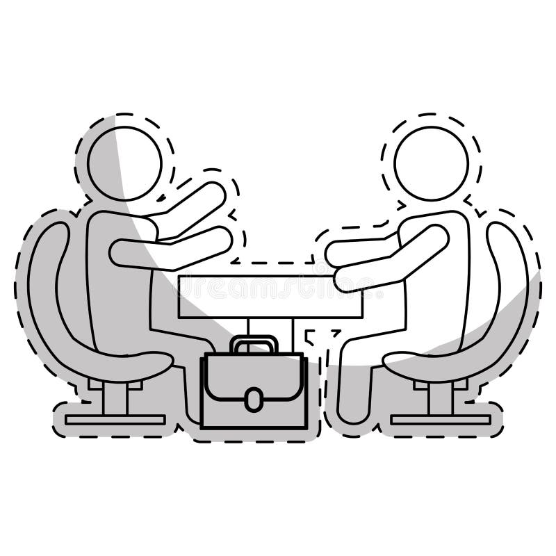 Business People Team Work Related Icon Image Stock Illustration ...