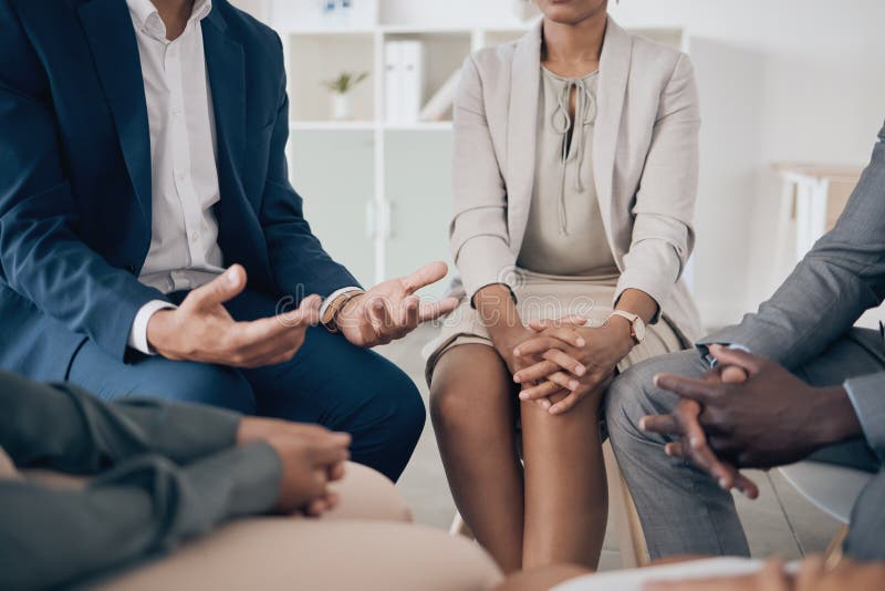 Business People, Teamwork and Collaboration Support in Group Therapy ...