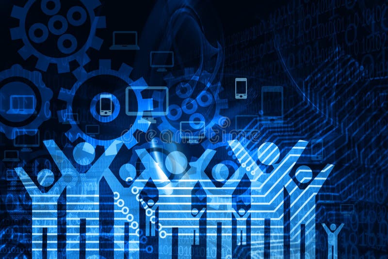 People Tech Infographic stock vector. Illustration of infochart - 34779043