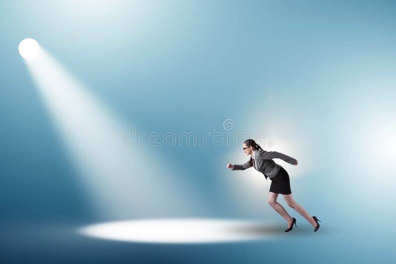 Business People Under the Spotlight Stock Image - Image of leader, employee: 259557193