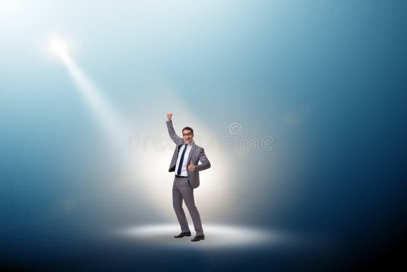Business People Under the Spotlight Stock Image - Image of recruit ...