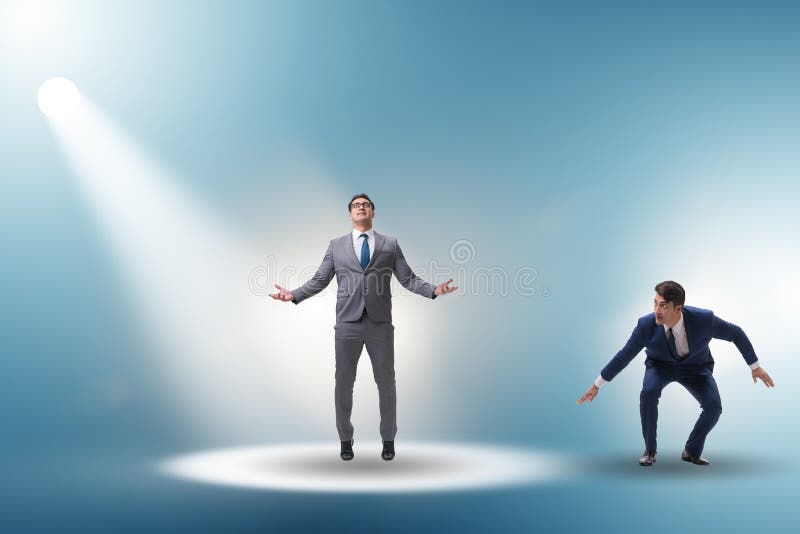 Business People Under the Spotlight Stock Photo - Image of challenge ...