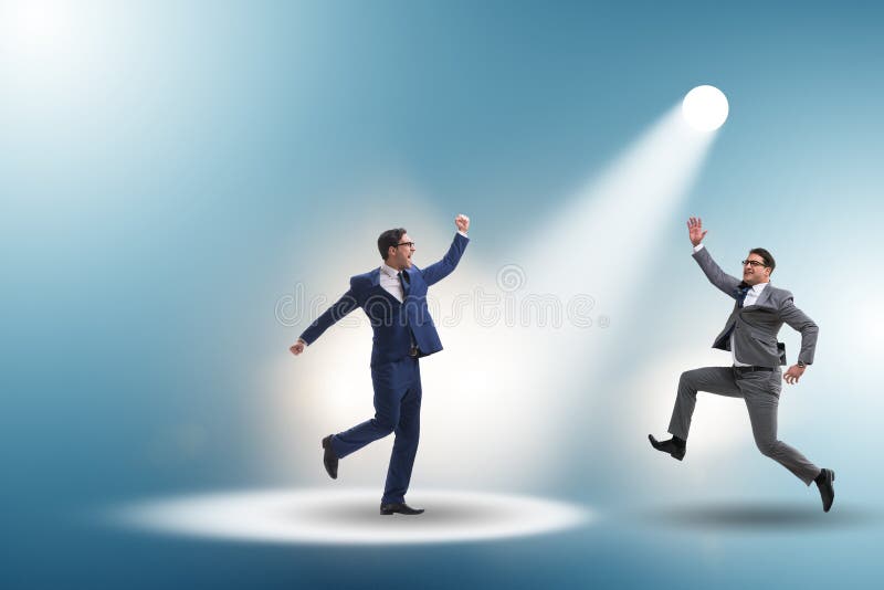 Business People Under the Spotlight Stock Image - Image of ambition ...