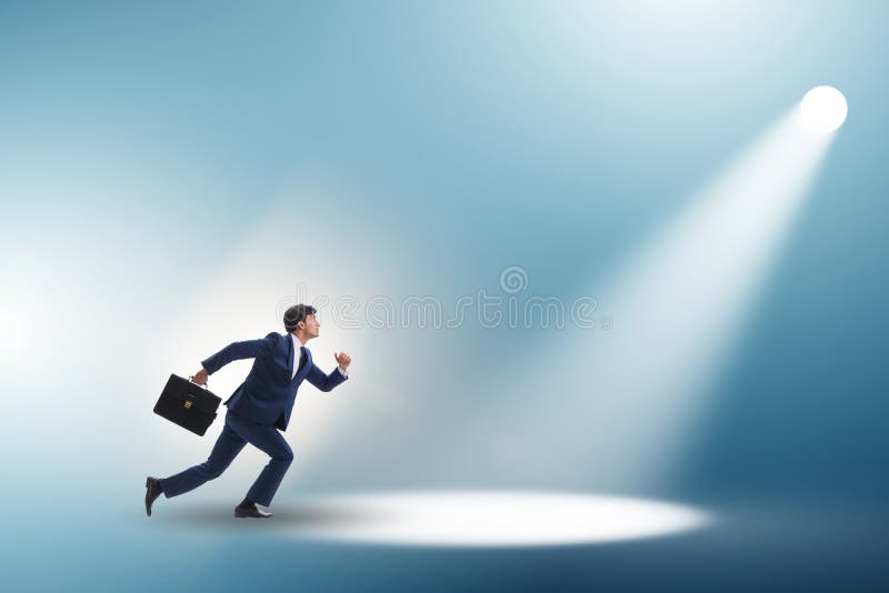 Business People Under the Spotlight Stock Photo - Image of leader ...