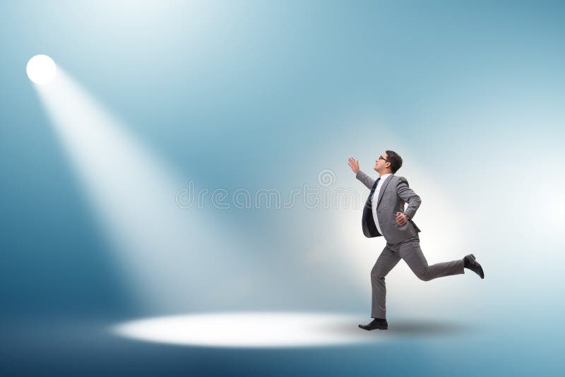 Business People Under the Spotlight Stock Image - Image of talent ...