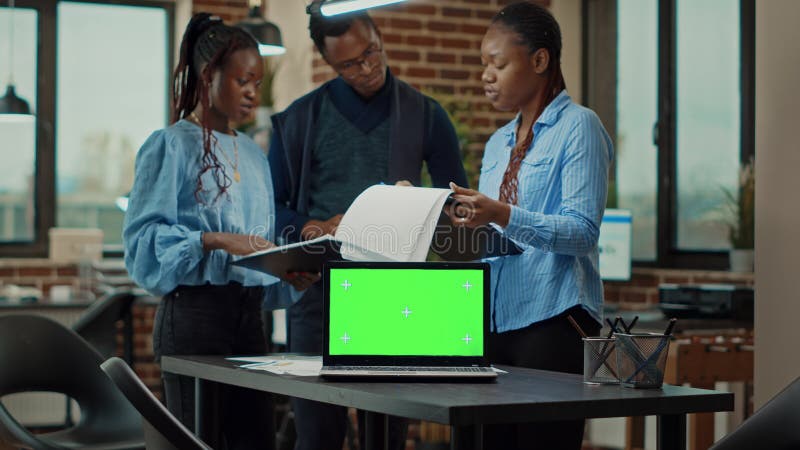 Business People Using Greenscreen Stock Footage - Video of greenscreen ...