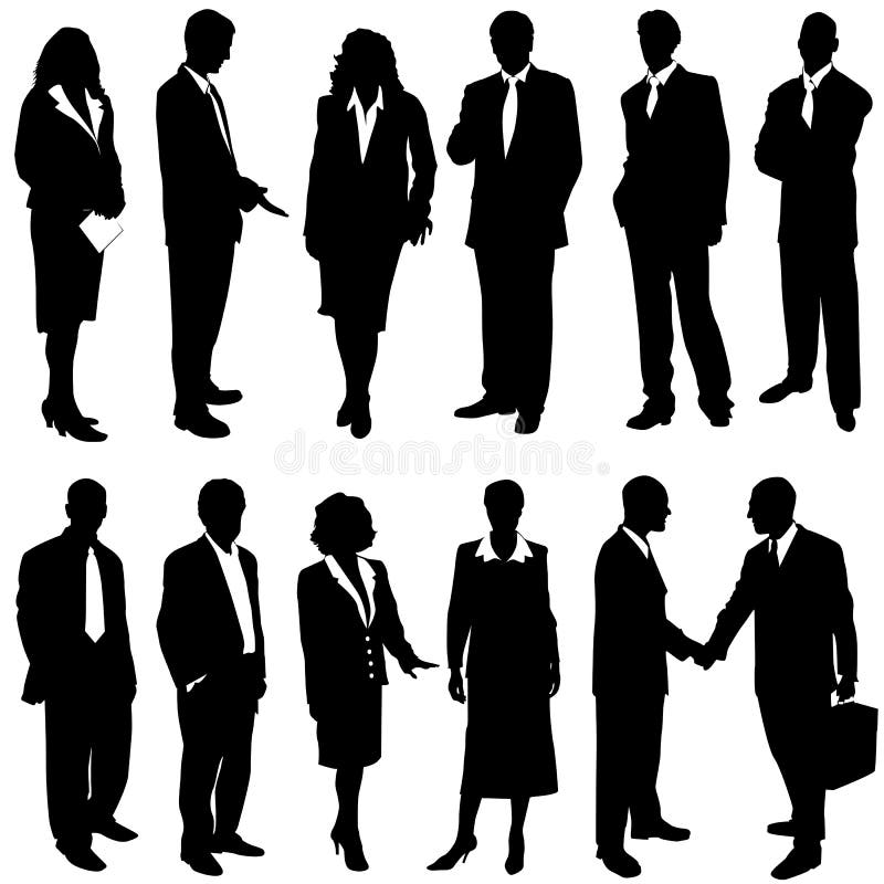 Business people vector stock vector. Illustration of shape - 9477144