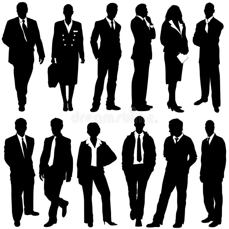 Business people vector stock vector. Illustration of shape - 9477144