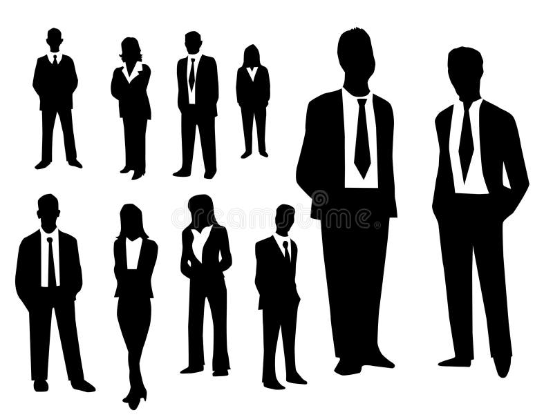 Business People Vector Illustration Stock Vector - Illustration of male ...