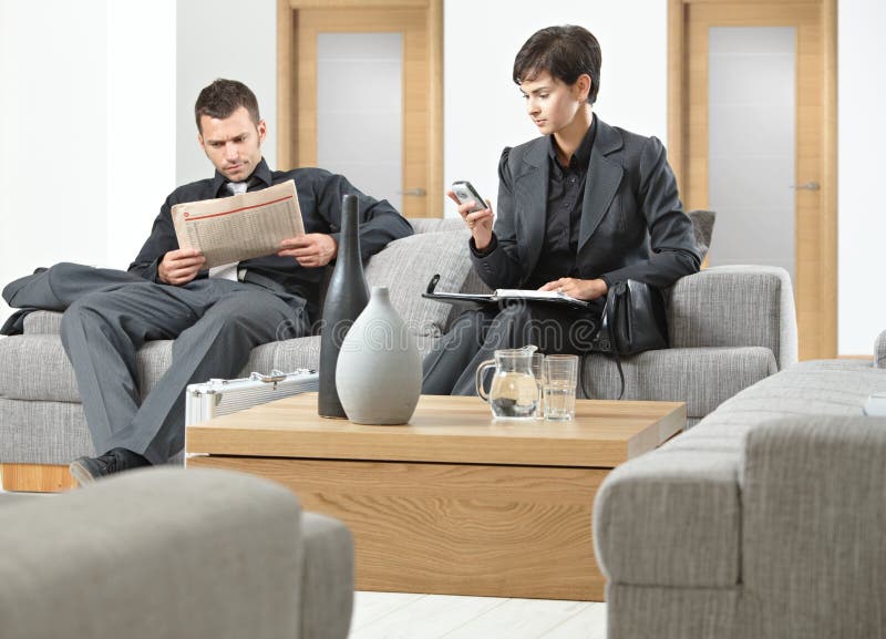 Business people waiting stock photo. Image of business - 11993072