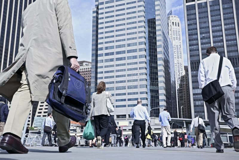 Business People Walking on the Street Editorial Stock Photo - Image of ...