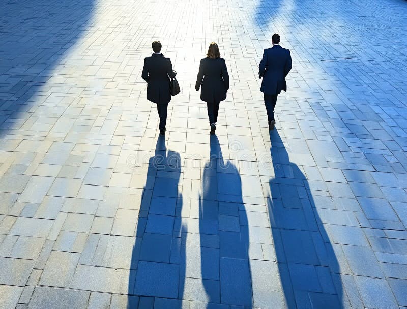 Business People Walking, Teamwork, Collaboration Concept Stock Photo ...