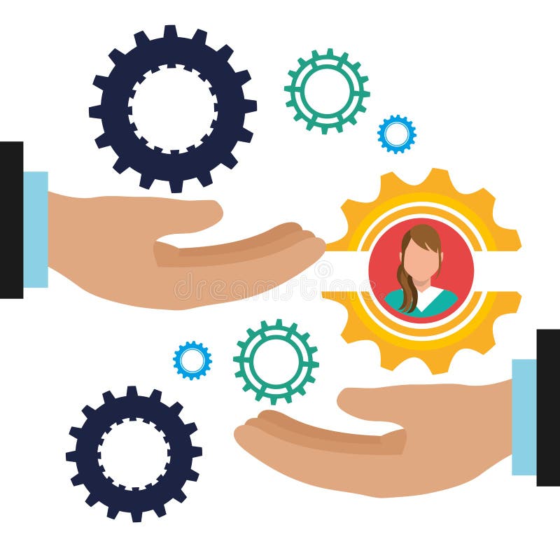 Business People Work Graphic Stock Illustration - Illustration of ...