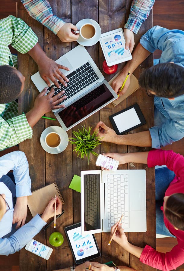Business people at work stock photo. Image of computer - 63152954