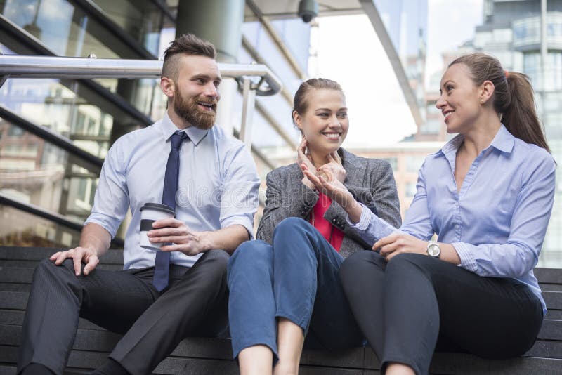 Business people after work stock photo. Image of female - 58890474
