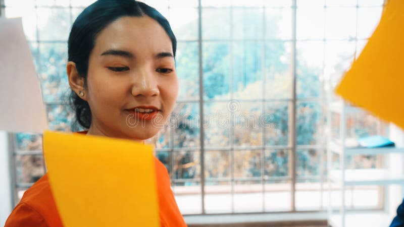 Business People Work on Project Planning Board Jivy Stock Photo - Image ...