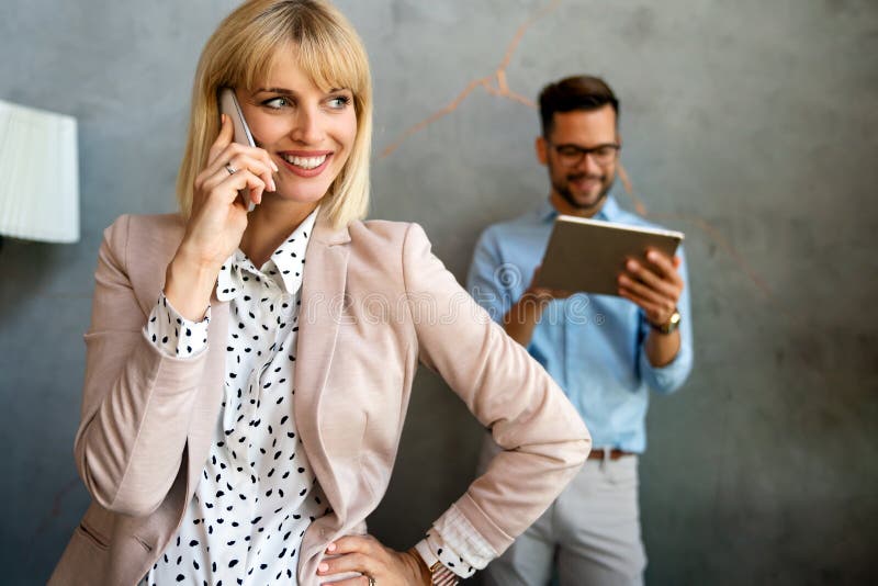 Business People Work Technology Tablet Online Corporate Teamwork ...