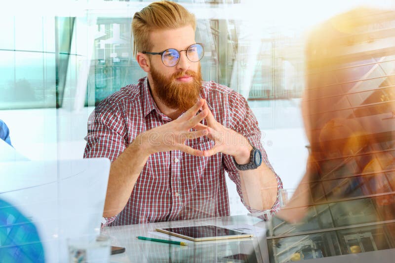 Business People that Work Together in Office As Teamwork and Partner ...