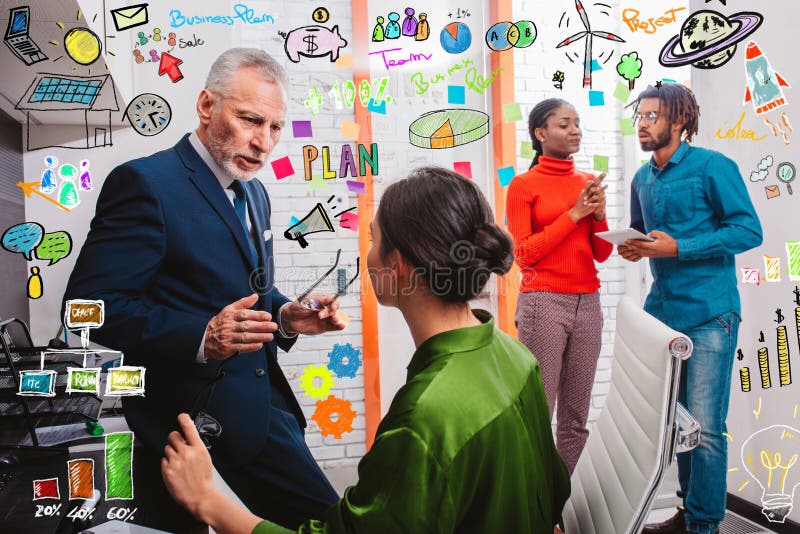 Creative business idea stock illustration. Illustration of design ...