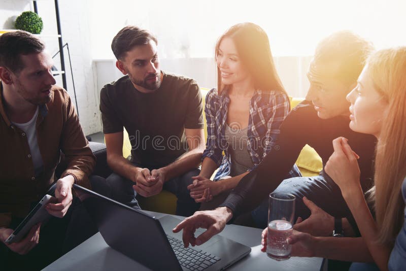 Business People that Work Together in Office. Concept of Teamwork and ...