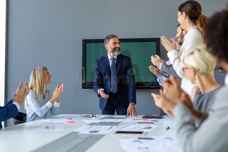 Business People Working As a Team at the Office Stock Image - Image of ...