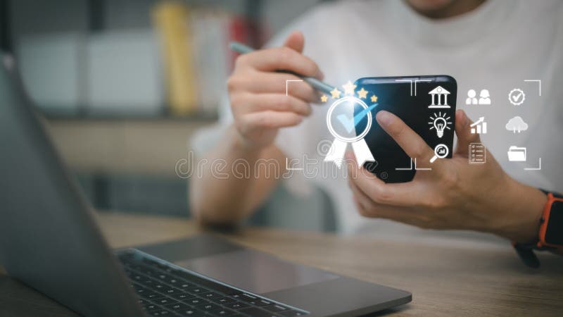 Business People Working with Computers and Smartphones a Symbol of Top ...