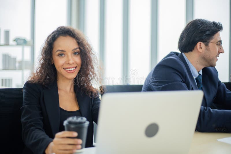 Business People Working in Conference Room Stock Photo - Image of ...