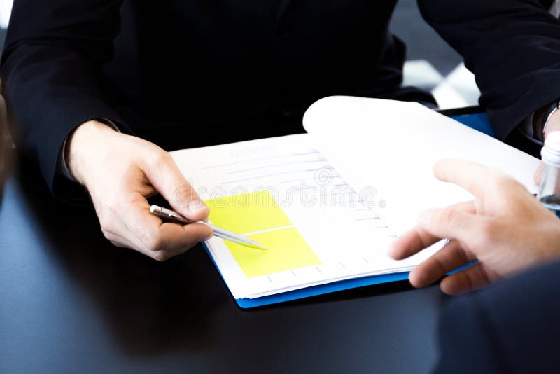 Business People Working with Data Statistics Stock Image - Image of ...