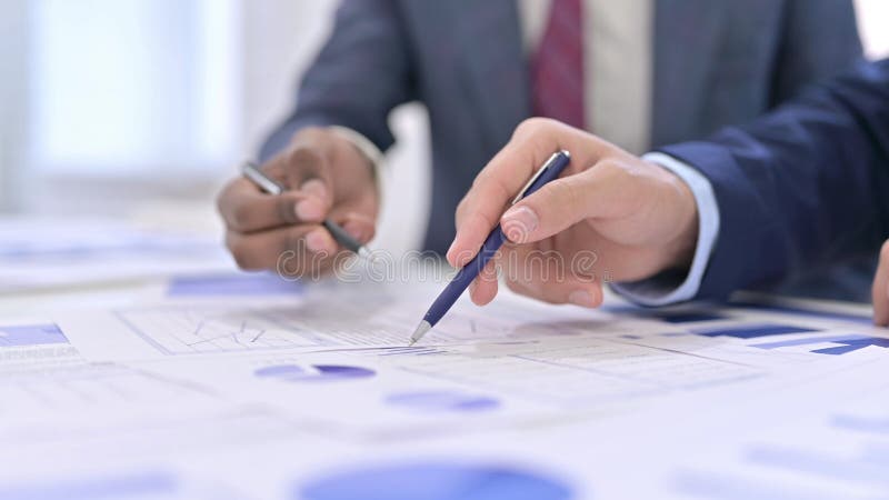 Business People Working on Documents, Business Report Stock Photo ...