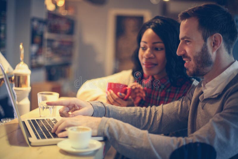 Business People Working on Laptop. Stock Image - Image of laptop ...