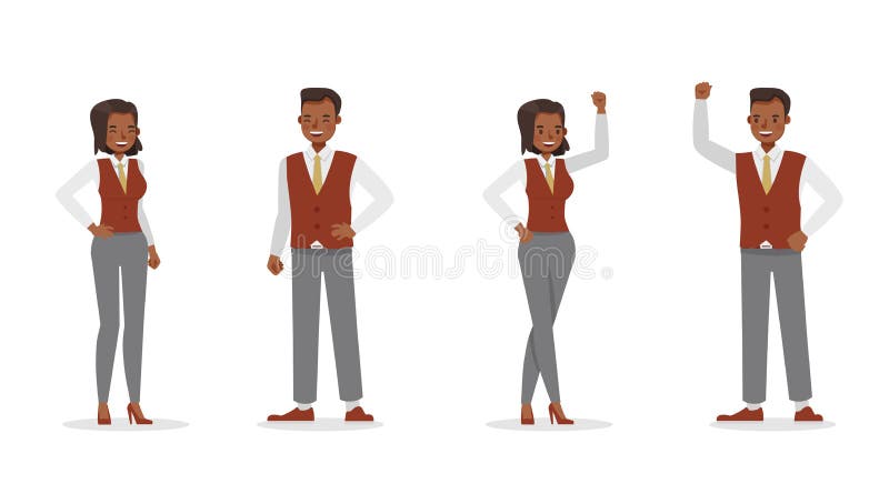 Business People Working in Office Character Vector Design. No75 Stock ...