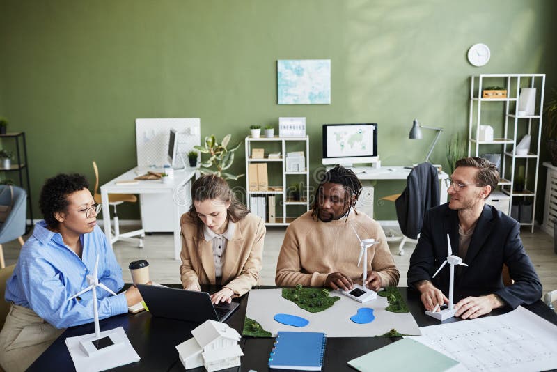 Business People Working Over Project in Team Stock Photo - Image of ...