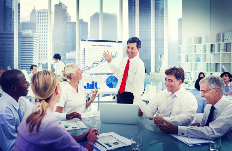 Business People Working and Success Concepts Stock Image - Image of ...
