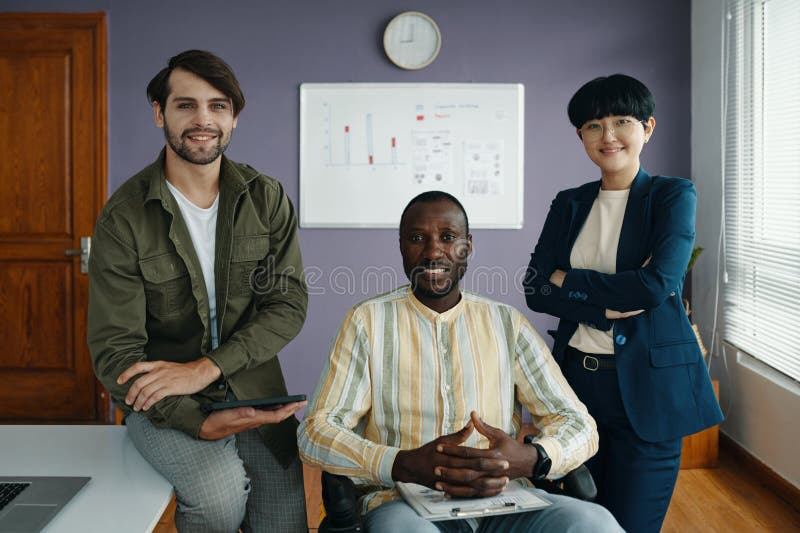 Business People Working in Team in Office Stock Image - Image of ...