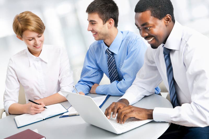 Business People Working Together. Stock Image - Image of lifestyle ...
