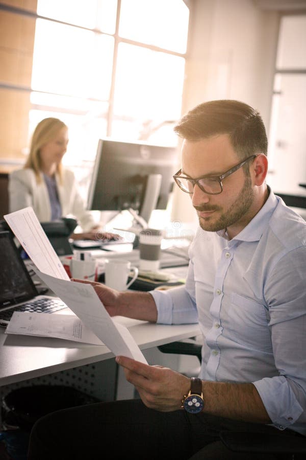 Business People Working Business People Together in Office. Stock Photo ...