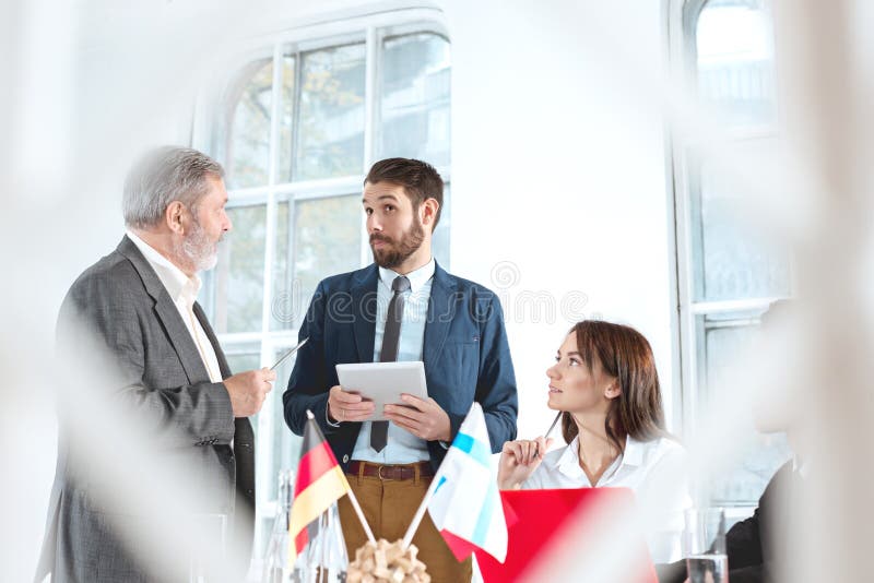 Business People Working Together Stock Image - Image of group ...