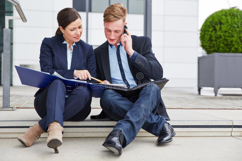 Business People Working Together on Stock Image - Image of employee ...
