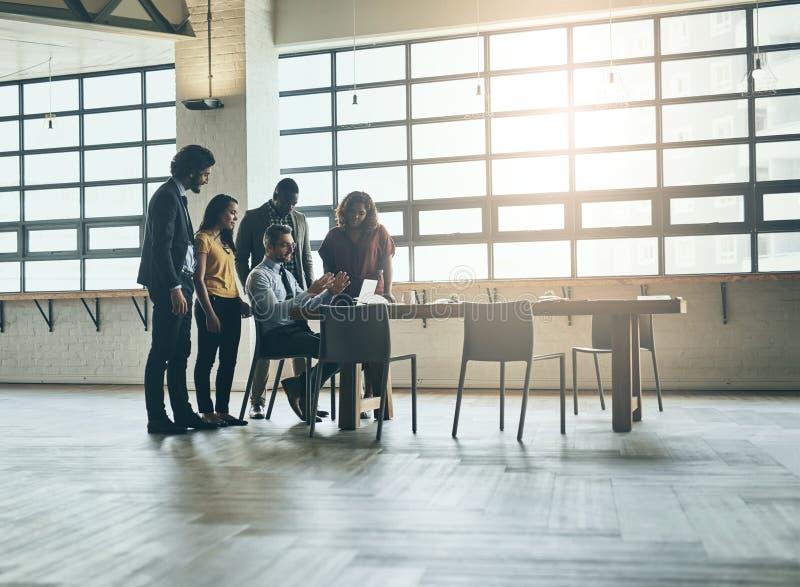 Business People, Workshop and Communication with Laptop Together for ...