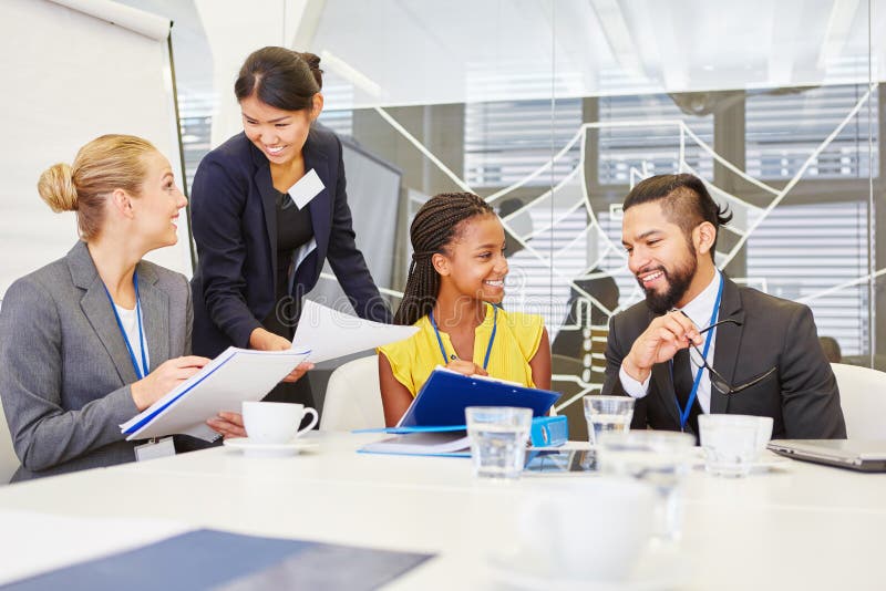 Business People in Workshop Stock Photo - Image of profession, team ...