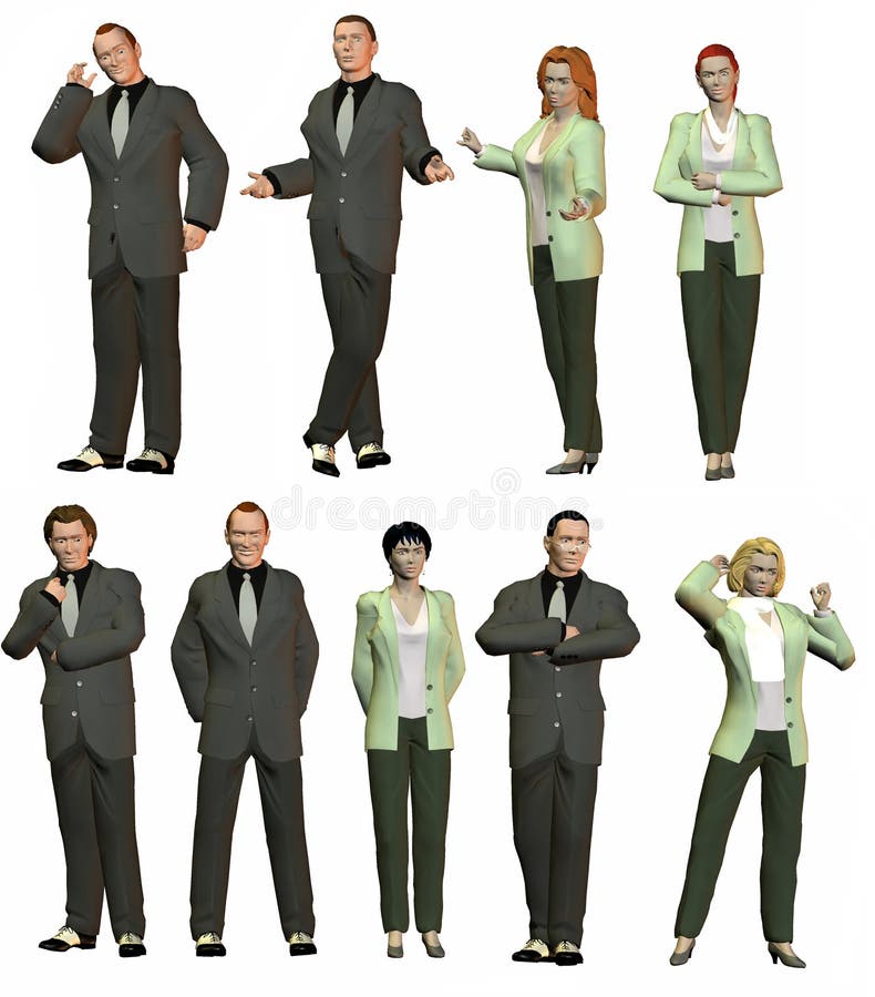 Business people chain stock vector. Illustration of congregation - 2218113