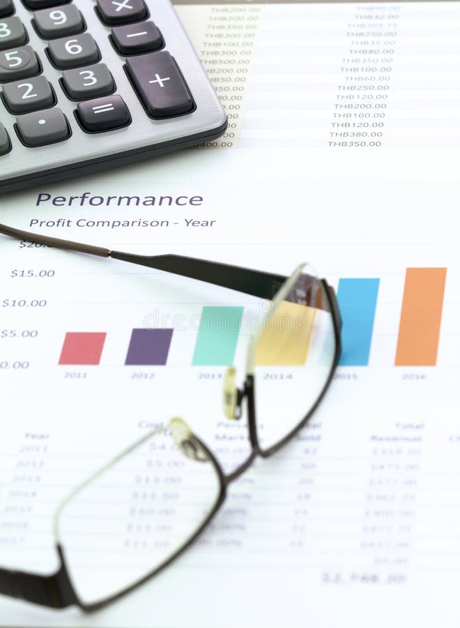 Business Performance Analysis Stock Image - Image of accounting ...