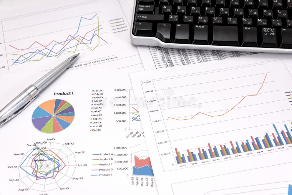 Business Performance Analysis. Stock Photo - Image of computer, data ...