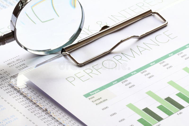 Business Performance Analysis Stock Image - Image of news, accounting ...