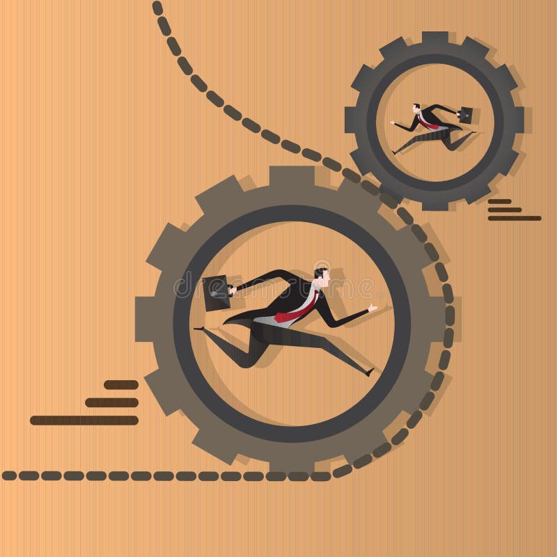 Business Performance Concept. Vector Illustration Decorative Design ...