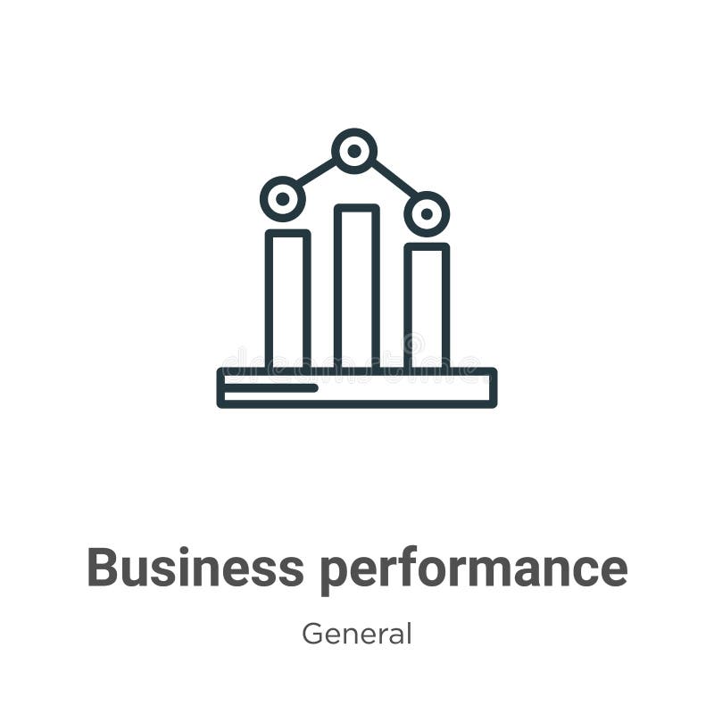 Performance Outline Icon Set Stock Vector - Illustration of editable ...