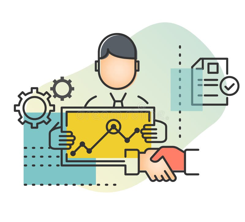 Business Performance Reporting - Stock Illustration Stock Illustration ...