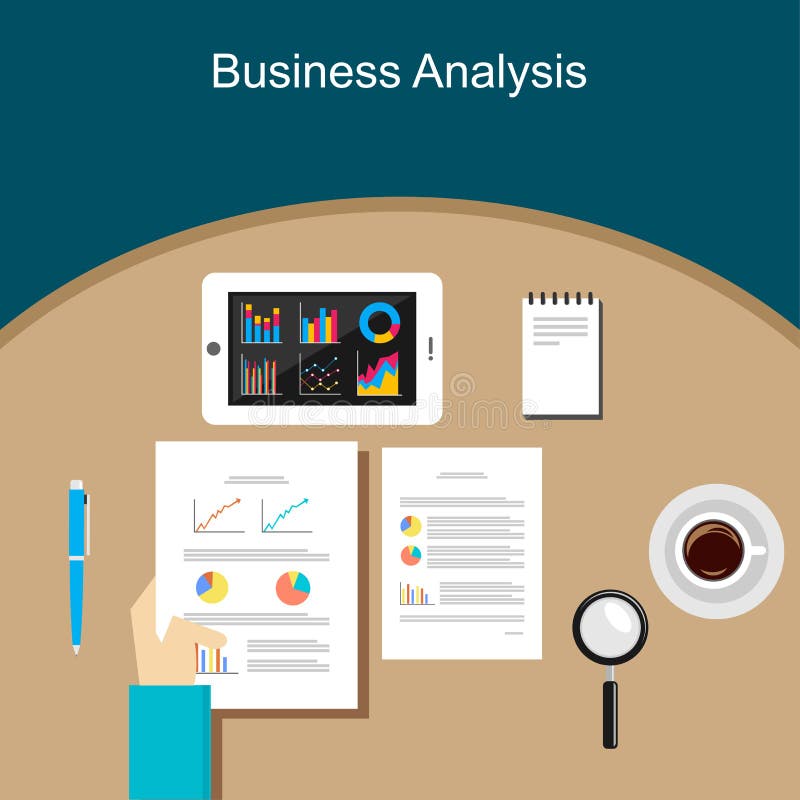 Business Person Analyzes Data Economy Statistics Editorial Photography ...