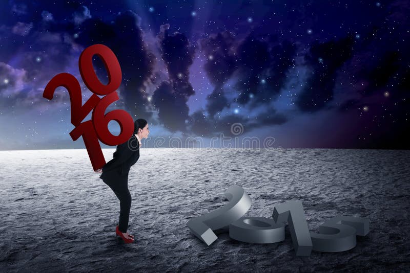 Business Person Carry 2016 Number on the Back Stock Image - Image of ...